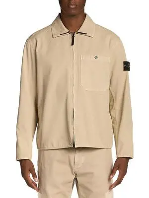 Stone Island Cotton Overshirt - Desert Sand