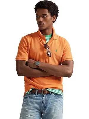 Polo Ralph Lauren Iconic Mesh Polo Shirt Orange