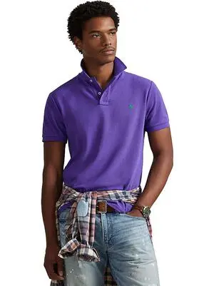 Polo Ralph Lauren Iconic Mesh Polo Shirt Purple