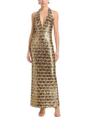Ramy Brook Shauna Gown - Gold Sequin