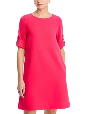 Caroline Rose Tabi Tee Dress - Calypso Coral