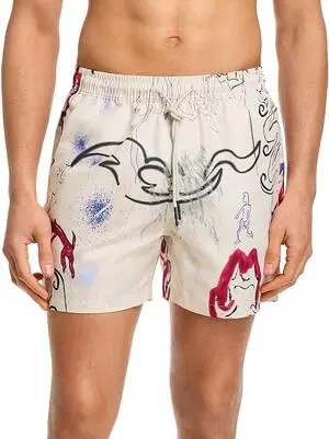 Oas Paradox 4.5" Swim Shorts - Multi