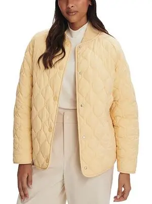 Varley Luca Quilted Jacket - Reed Yellow