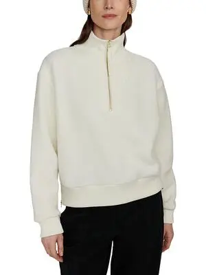 Varley Jaylin Half Zip Fleece Pullover - Egret