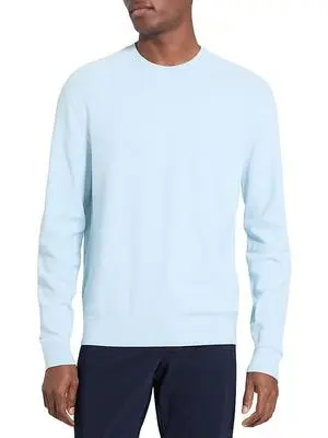 Theory Riland Crewneck Sweater - Light Ocean Air