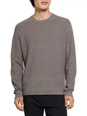 Theory Riland Crewneck Sweater - Morel Melange