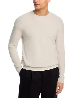 Theory Riland Crewneck Sweater Silver Cloud