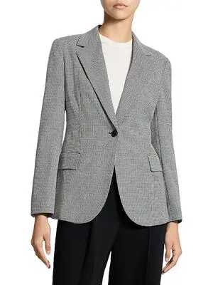 Theory Lynnia Relaxed Blazer - Black Multi