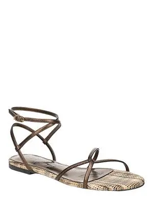 Sam Edelman Ellina Strappy Sandals - Bronze Metallic