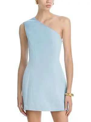 A.L.C. Naya One-shoulder Mini Dress - Marine Layer