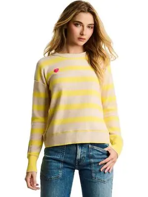 Lisa Todd Subtle Love Cotton Sweater - Almond Butter