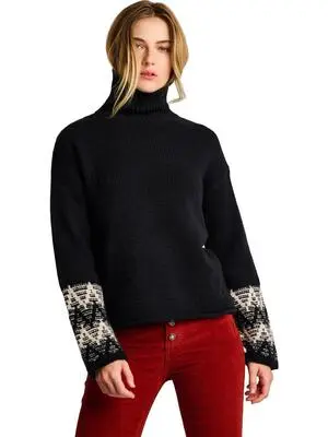 Lisa Todd Wonderland Nordic Pullover Sweater - Black
