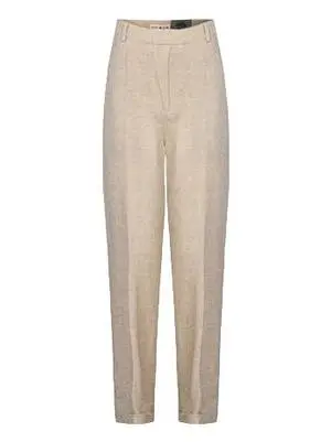 PCFG Free Heaven Linen Casual Pant - Beige