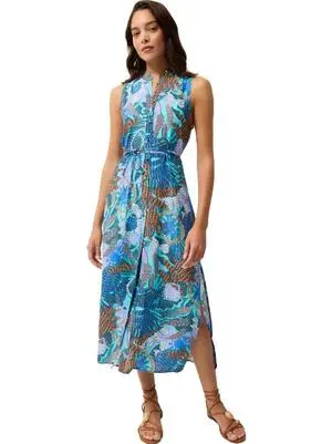 MARIE OLIVER Kirkley Printed Shirt Dress - Medusa