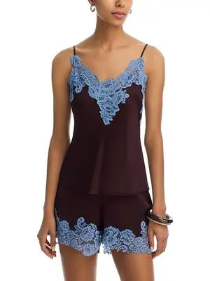 A.L.C. Hana Lace Trim Top - Ganache