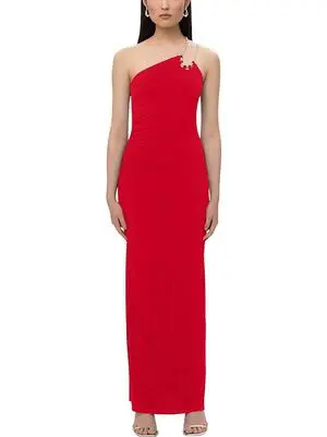 Herve Leger Genevieve Gown - Cardinal