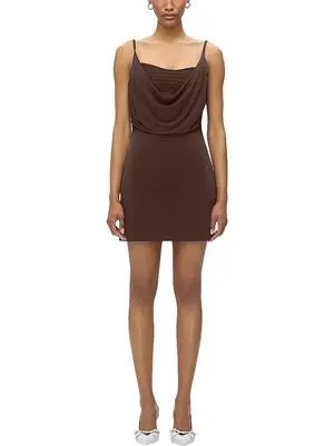 Herve Leger The Elizabeth Mini Dress - Coffee
