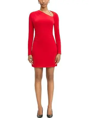 Herve Leger Abby Mini Dress - Cardinal
