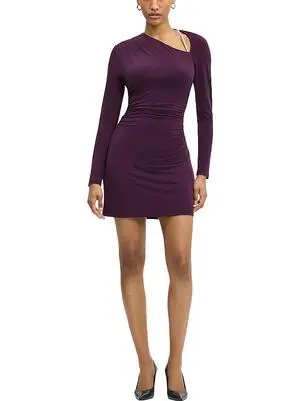 Herve Leger Abby Mini Dress - Pinot