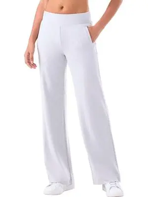 TAVI Brushed Tec Knit Wide Leg Pant - Ash