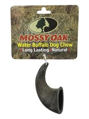 MOSSY OAK Water Buffalo Horn Dog Chew - Multicolored