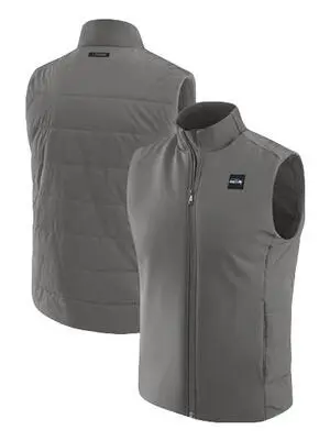 J. PALMER Seattle Seahawks Front Office Full-zip Vest - Graphite