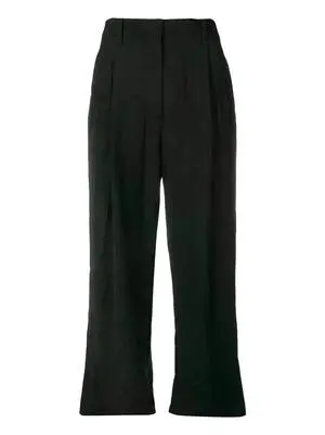 3.1 Phillip Lim Cropped Straight Tailored Pants - Black