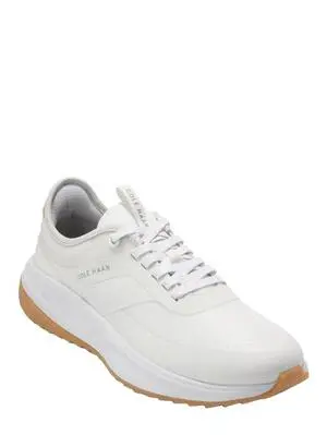 Cole Haan Grandpro Waterproof All Day Golf Shoe - White/veg Tan/white