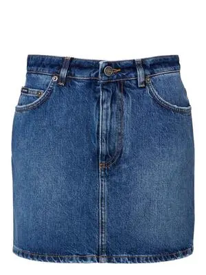 Dolce & Gabbana Denim Mini Skirt - Blue