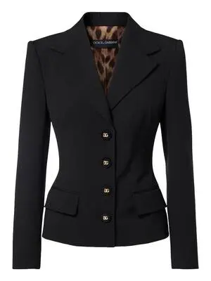 Dolce & Gabbana Wool-blend Blazer - Black