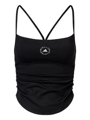 Adidas By Stella McCartney Logo Jersey Tank Top - Black