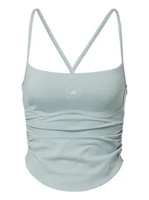 Adidas By Stella McCartney Logo Jersey Tank Top - Green