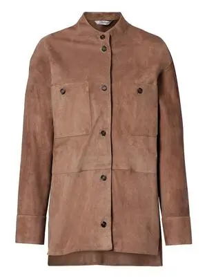 Max Mara Melodia Suede Jacket - Brown