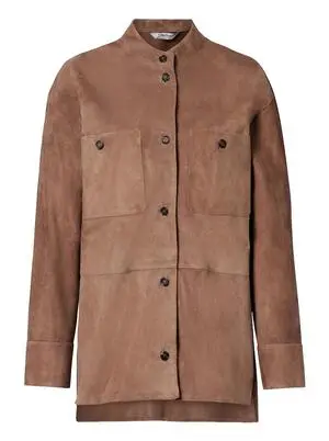 Max Mara Melodia Suede Jacket - Brown