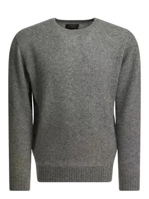 BEAMS Crew-neck Sweater - Grey