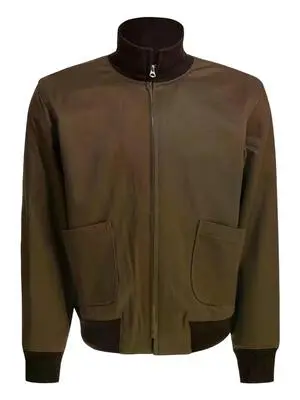 BUZZ RICKSON'S Patch-pocket Bomber Jacket - Brown