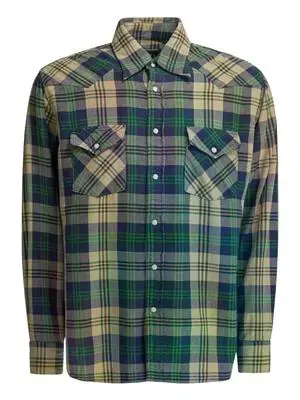 Kapital Plaid Pocket Shirt - Neutrals