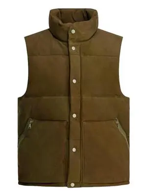 NONNATIVE Zip-pocket Buttoned Gilet - Brown
