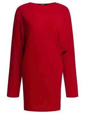 Jacquemus Mistral Open-back Mini Dress - Red