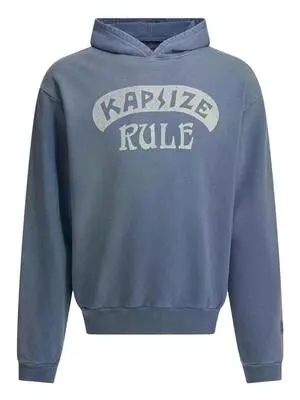 Kapital Graphic Hooded Sweater - Blue