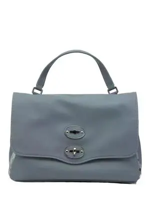 ZANELLATO Postina Tote Bag With Studs - Grey