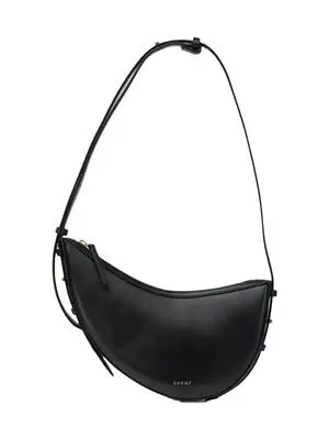 Soeur Mini Wino Curved Shoulder Bag - Black