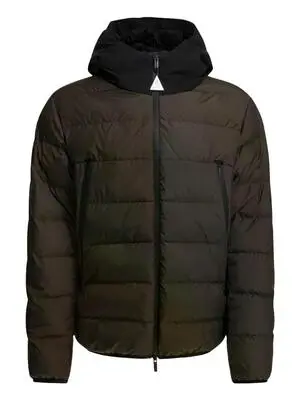 Moncler Padded Hooded Jacket - Brown
