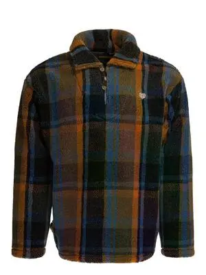 HUMAN MADE Plaid Buttoned Sweater - Brown