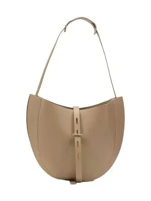 MINOBOSSI Lizzie Leather Shoulder Bag - Neutrals