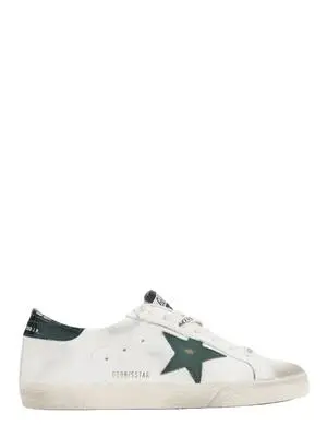 GOLDEN GOOSE Super-star Leather Sneakers - Green