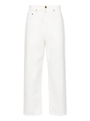 GOLDEN GOOSE Loose Fit Denim Jeans - White