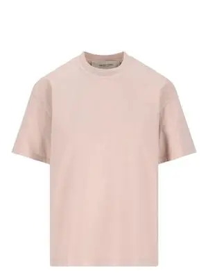 GOLDEN GOOSE Printed Cotton T-shirt - Grey