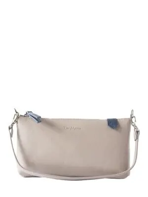 TIN MARIN Elia Convertible Leather Bag/Clutch Grey