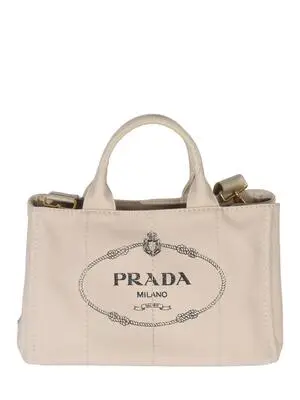Prada Canapa Tote - Beige